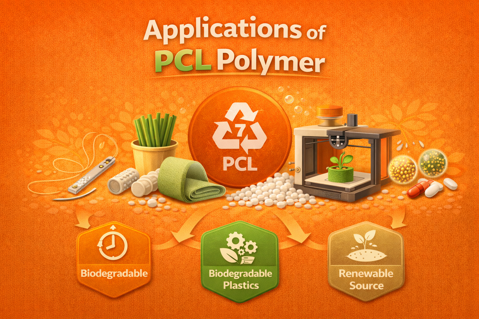 PCL Polymer (Polycaprolactone): Properties, Uses & Applications